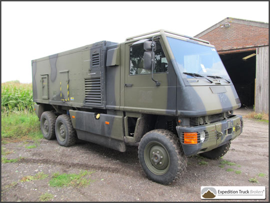 Bucher Duro 6x6 Expedition Truck Chassis | Expedition Truck Brokers